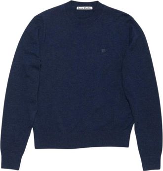 Acne Studios Herren, Strickwaren, Blau, LGr&ouml;&szlig;e