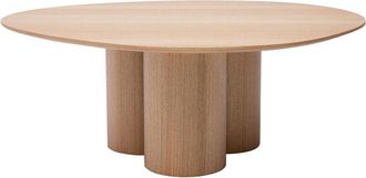 Miliboo Design-Couchtisch aus hellem Holz B100 cm HOLLEN