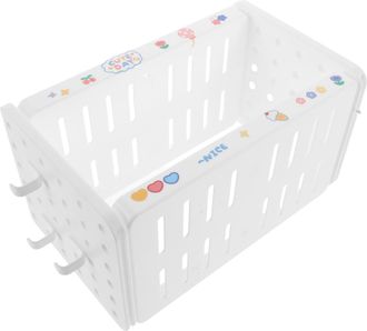 Supvox Schreibtisch Organizer Modular Stapelbar aus Robustem Kunststoff in Beige mit Stiftehalter und Ablage Flexibles Aufbewahrungsregal f&uuml;r B&uuml;ro und Lernzi