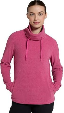Mountain Warehouse Polaire &agrave; col b&eacute;nitier Femmes Hebridean - Respirante, Anti-Boulochage, int&eacute;rieur bross&eacute;, Deux Poches Avant - Parfaite pour Un Usage Quotidien, Hiver R