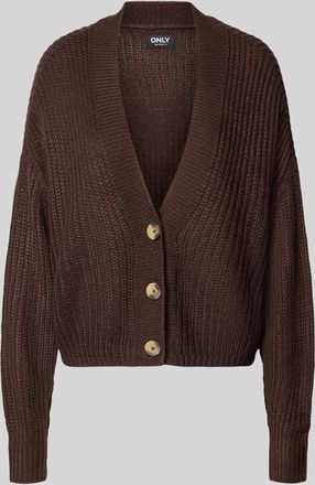 Only Boxy Fit Strickjacke mit V-Ausschnitt Modell CAROL