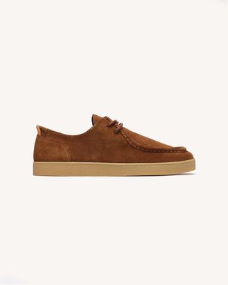 Faguo Chaussure en cuir camel