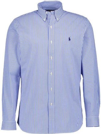 Polo Ralph Lauren Herren Hemd blau Baumwoll-Stretch gestreift
