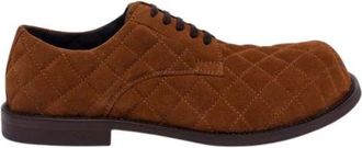 Moschino unisex, Chaussures, Brun, Taille: 39 EU Derby en daim matelass&eacute;