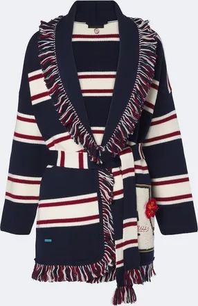 Alanui Cardigan Rugby Club en laine vierge