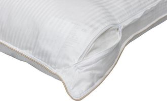 Lestra Oreiller Fjord Grand Hotel déhoussable Moelleux ComDuv Satin de coton rayé Lestra Taille doreiller: Oreiller 50 x 70 cm