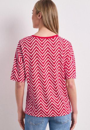 Street One T-Shirt aus strecthigem Viskosematerial