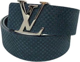 Louis Vuitton Ceinture Monogram Vintage doccasion - Homme - Pre-owned - Bleu - Taille: ONE Size