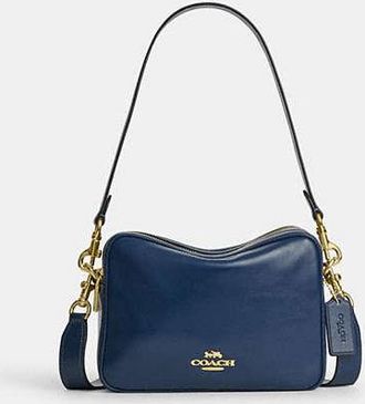 Coach Carey Umh&auml;ngetasche f&uuml;r Frauen in Blau | Leder