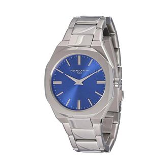 Pierre Cardin Femme, Accessoires, Gris, Taille: ONE Size Montre habill&eacute;e en acier inoxydable avec design &eacute;pur&eacute;