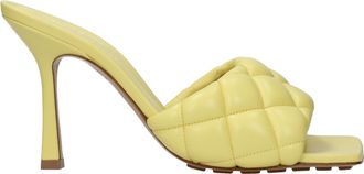 Bottega Veneta Femmes Sandales Cuir Jaune/Citron