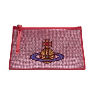 Vivienne Westwood Femme, Sacs, Rose, Taille: ONE Size Pochette Orn&eacute;e