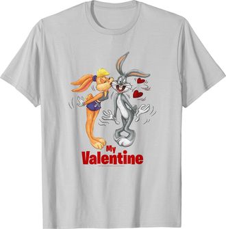 Looney Tunes Valentinstag Looney Tunes Bugs and Lola Valentines Day T-Shirt