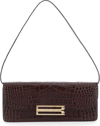 Victoria Beckham Femme, Sacs, Brun, Taille: ONE Size Dorian East-West Clutch