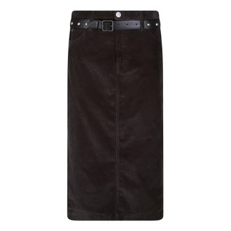 Pinko Pinko, Femme, Jupes, Brun, Taille: 36 FR Gracia Midi Skirt