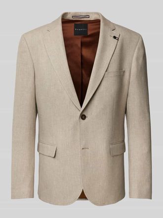 Bugatti Regular Fit Sakko mit Leinen-Anteil