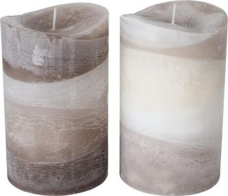 Boltze Boltze 2016610 Stumpenkerze Gradienta sortiert 15 cm (1 St&uuml;ck)