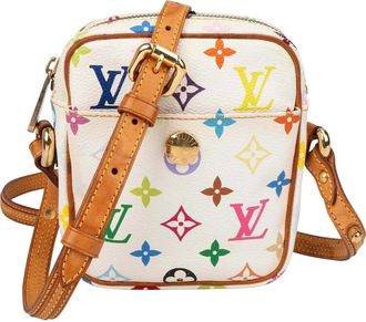 Louis Vuitton Crossbody Bags - Louis Vuitton Limited Murakami Multicolor Rift Cro - Gr. unisize - in Wei&szlig; - f&uuml;r Damen