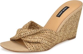 Nine West Damen Nikhil Keilsandale, Natur 110, 37.5 EU