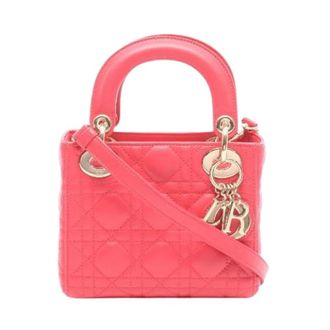 Dior Pre-owned Lady Mini Cannage 2Way Handtasche - - Pre-owned - Damen - Rosa - ONE SIZE