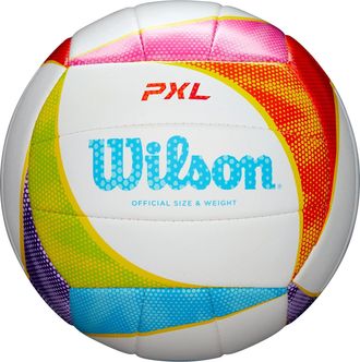 Wilson Volleyball PXL, Outdoor Volleyball Gr&ouml;&szlig;e 5, langlebiges Material, perfekte Spielbarkeit