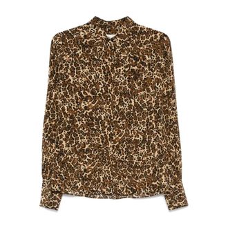Isabel Marant Seidenmischungs-Shirt - - Blouses & Shirts - Damen - Braun - XS