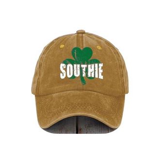 Generic Casquette de baseball unisexe r&eacute;tro St Patrick Motif tr&egrave;fle, jaune, M