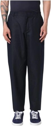 A|X Armani Exchange Homme, Pantalons, Bleu, Taille: W34 Pantalone Wide Pantalons