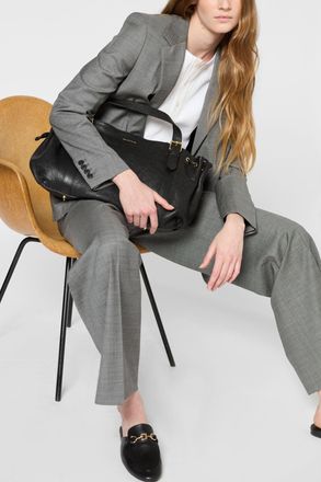 Gerard Darel Blazer imprim&eacute; caviar - RHEA - Gris moyen