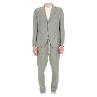 Eleventy Einknopf-Sakko - - Suits - Herren - Gr&uuml;n - XL