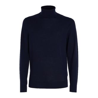Calvin Klein Superior Wool Herren Blauer Pulloer - - Knitwear - Herren - Blau - M