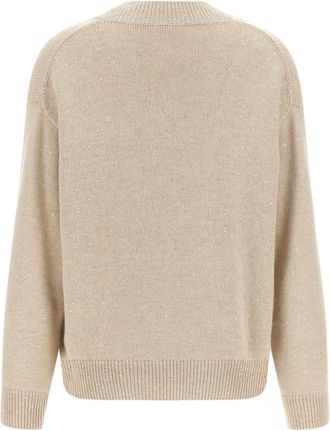Brunello Cucinelli Diamante Sweater - Beige