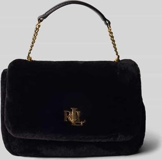 Lauren Ralph Lauren Handtasche aus Schafsleder mit Kunstfell