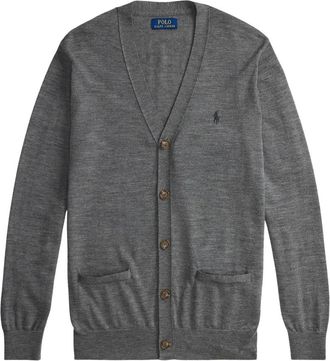 Polo Ralph Lauren Homme, Pulls, Gris, Taille: XL Maglione Cardigan