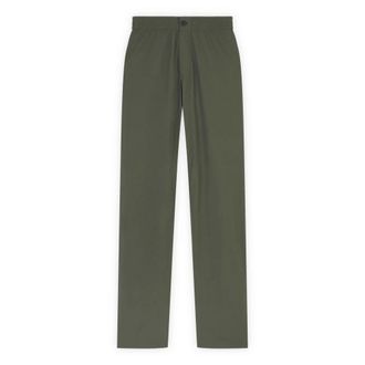 Maison Kitsun&eacute; Gerade Hose mit elastischem Bund - - Trousers - Herren - Gr&uuml;n - 2XS