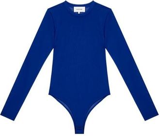 Saison 1865 Body manches longues en mesh imprimé Sibody