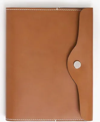 Le Tanneur Couverture en cuir lisse et carnet de notes A5