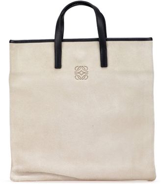 Loewe Shopper - Anagram Suede Tote - Gr. unisize - in Braun - für Damen