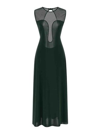 Eres Knielanges Kleid - Gr&uuml;n