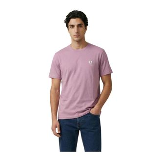 Calvin Klein Jeans Homme, Tops, Rose, Taille: M T-shirt &agrave; Manches Courtes et Col Rond en Coton