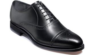 Barker Holland Park Chaussures richelieu en cuir Oxford faites &agrave; la main pour homme - &Eacute;l&eacute;gance intemporelle et savoir-faire sup&eacute;rieur, Black Calf, 39 2/3 EU