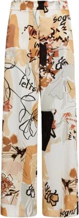 Marella Femme, Pantalons, Multicolore, Taille: 38 FR Marella - Pantalons > Wide Pantalons