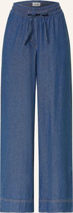Ichi Wide Leg Jeans Iharcher blau