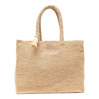 MC2 Saint Barth Femme, Sacs, Beige, Taille: ONE Size 11 Essential Emb Shoulder Bag