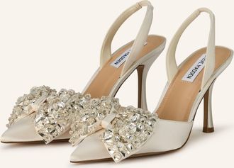 Steve Madden Slingpumps Lovie Mit Schmucksteinen weiss