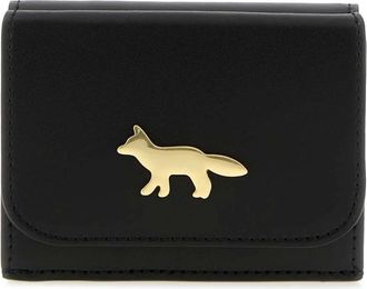 Maison Kitsun&eacute; Edie Kompakt Geldb&ouml;rse - - Accessories - Damen - Schwarzk - ONE SIZE