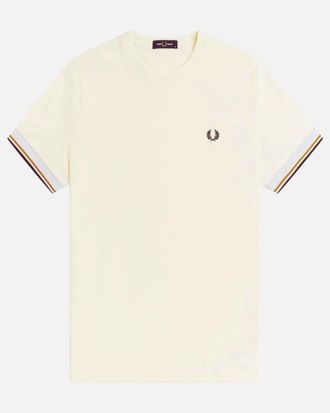 Fred Perry T-Shirt aus einem leichten Baumwoll-Piqu&eacute; in