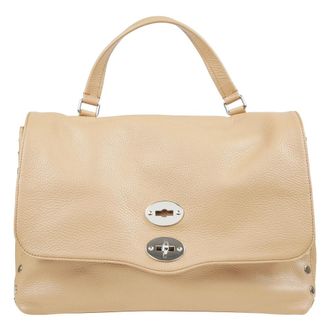 Zanellato Femme, Sacs, Brun, Taille: ONE Size Sac à main en cuir avec bandoulière réglable