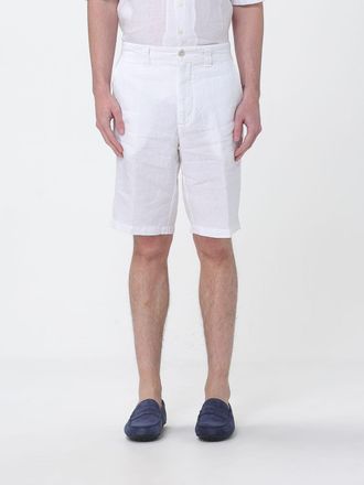 120% Lino Short 120% LINO Homme couleur Blanc