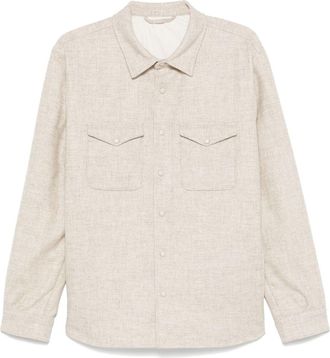 ERALDO Wattiertes Hemd - Nude